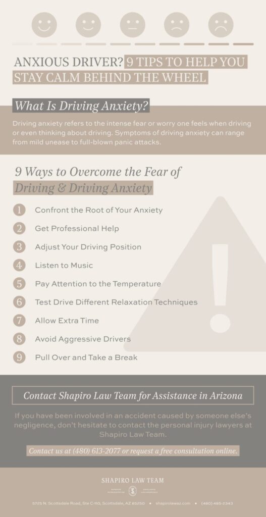 Anxious Driver? 9 Tips To Help You Stay Calm Behind The Wheel - Shapiro ...