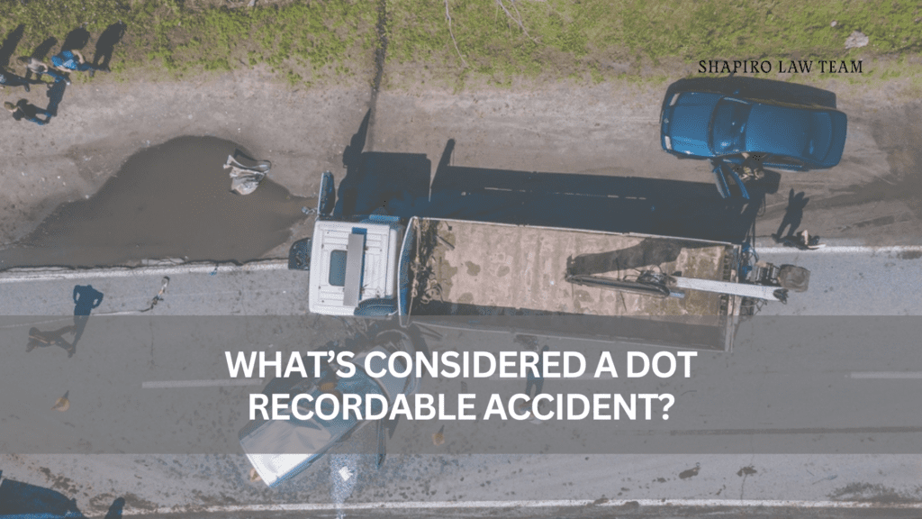 What’s Considered a DOT Recordable Accident?